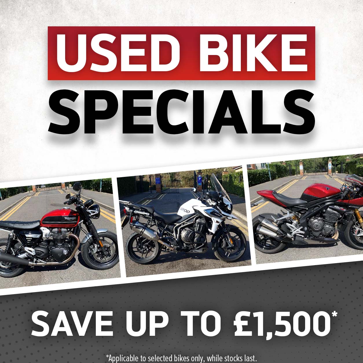 Exclusive Offers at Laguna Triumph in Ashford | Laguna Motorcycles